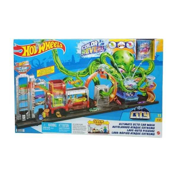 Hot Wheels | Toys | Mattel Hot Wheels City Ultimate Octo Car Wash Toy ...